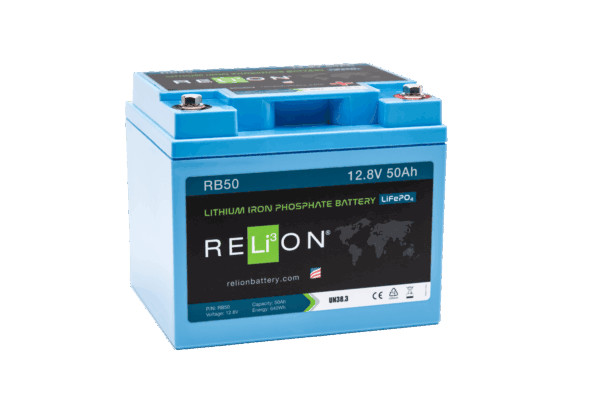 Relion RB50 Litiumakku LiFePO4 12V 50Ah - Adita verkkokauppa