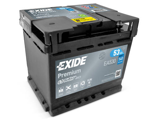 Exide EA530 Premium Carbon Boost käynnistysakku 12V 53Ah 540A ...