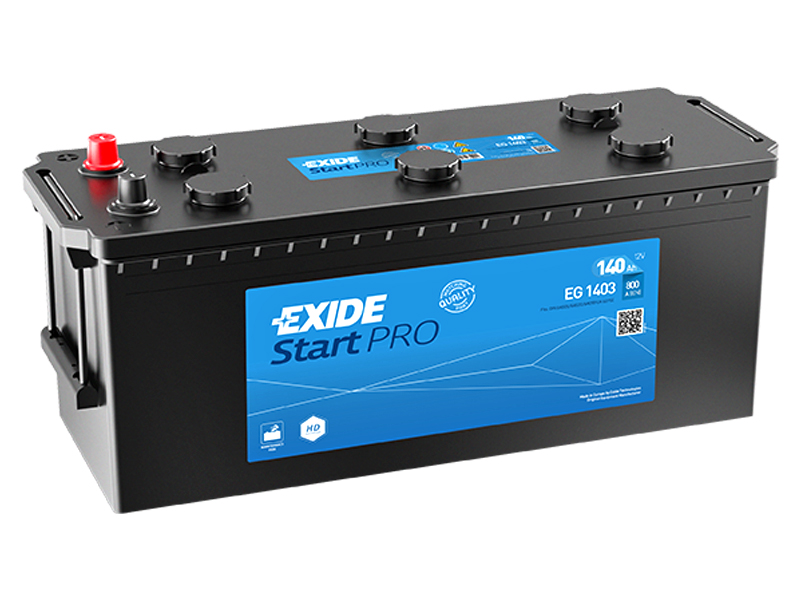 Exide EG1403 StartPro käynnistysakku 12V 140Ah 800A +/- - Adita ...