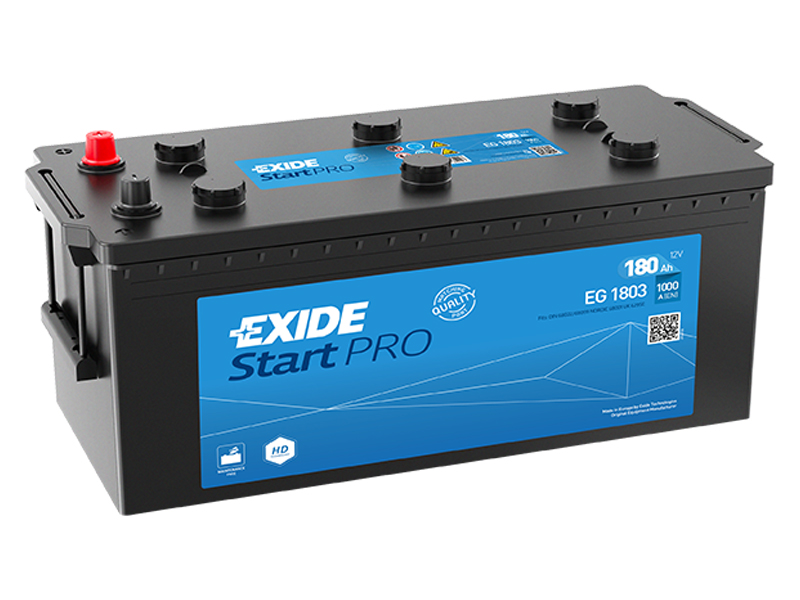 Exide EG1803 StartPro käynnistysakku 12V 180Ah 1000A +/- - Adita ...